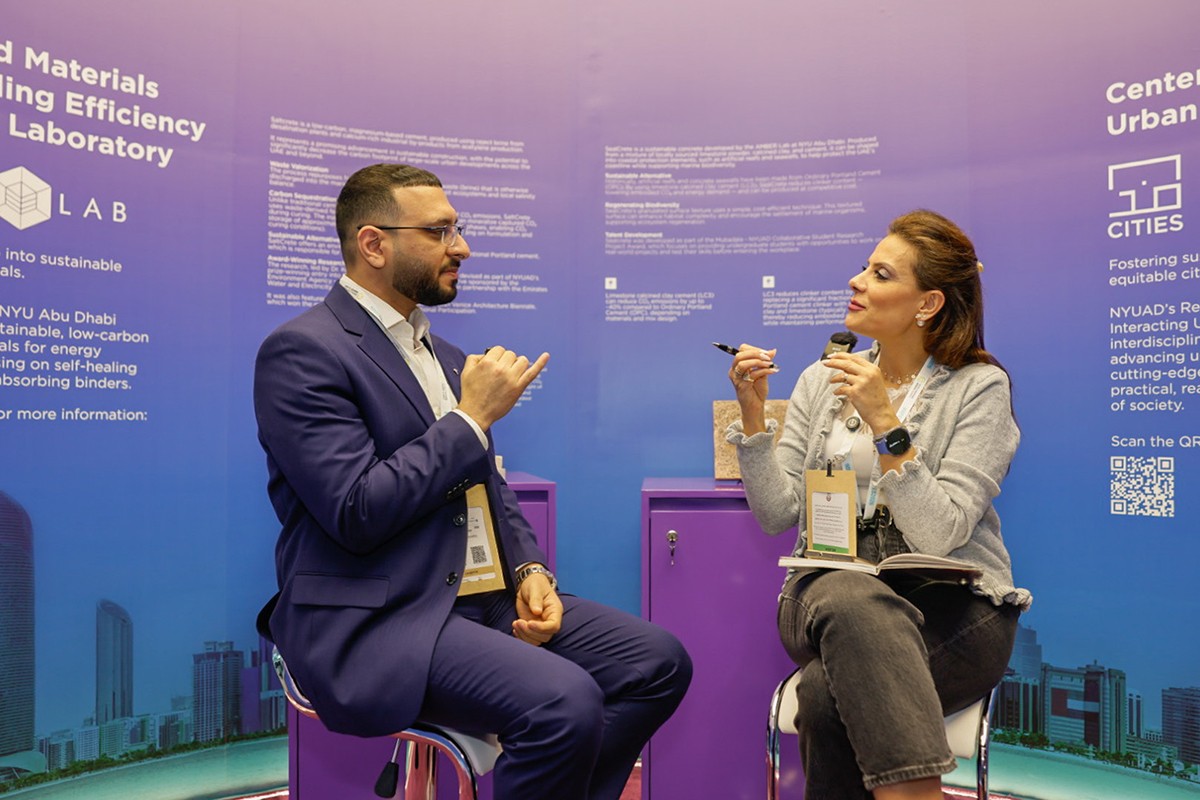 NYU Abu Dhabi at Abu Dhabi Sustainability Week 2026 - NYU Abu Dhabi