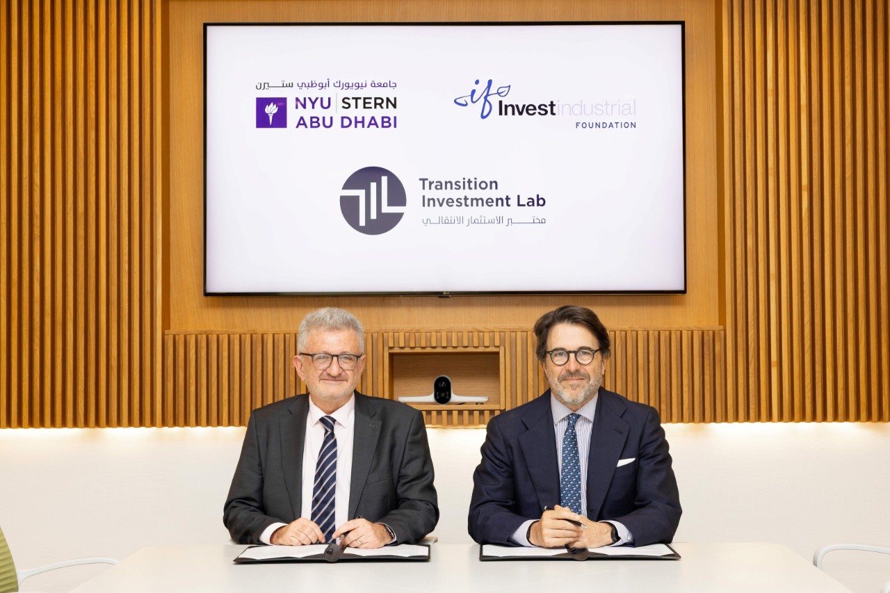 Transition Investment Lab at Stern at NYU Abu Dhabi Welcomes ...